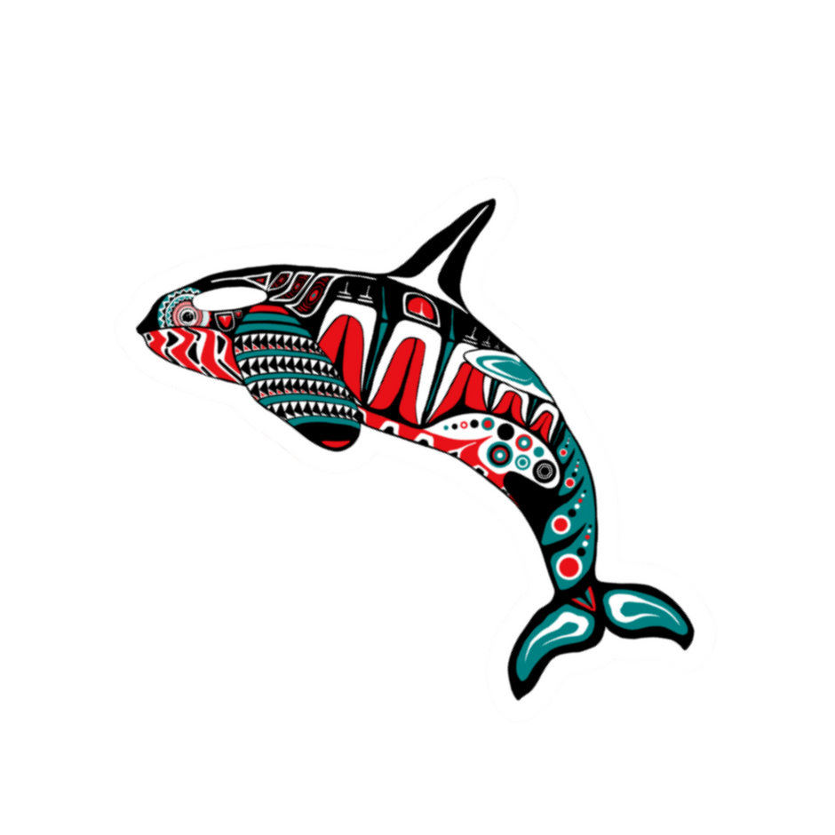 Alaska Native Inspired Stickers | Hand-Drawn Wildlife Art — Neo Native